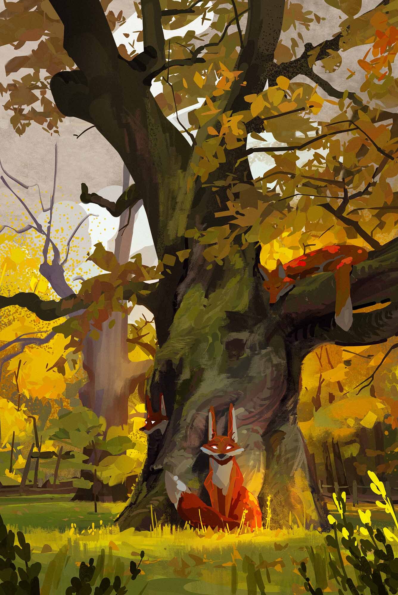 ArtStation - Tree Practice 2