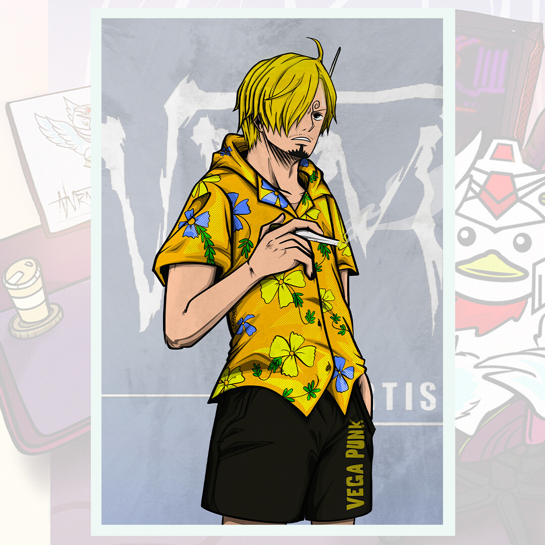 GundamItik arts - MUGIWARA - ONE PIECE