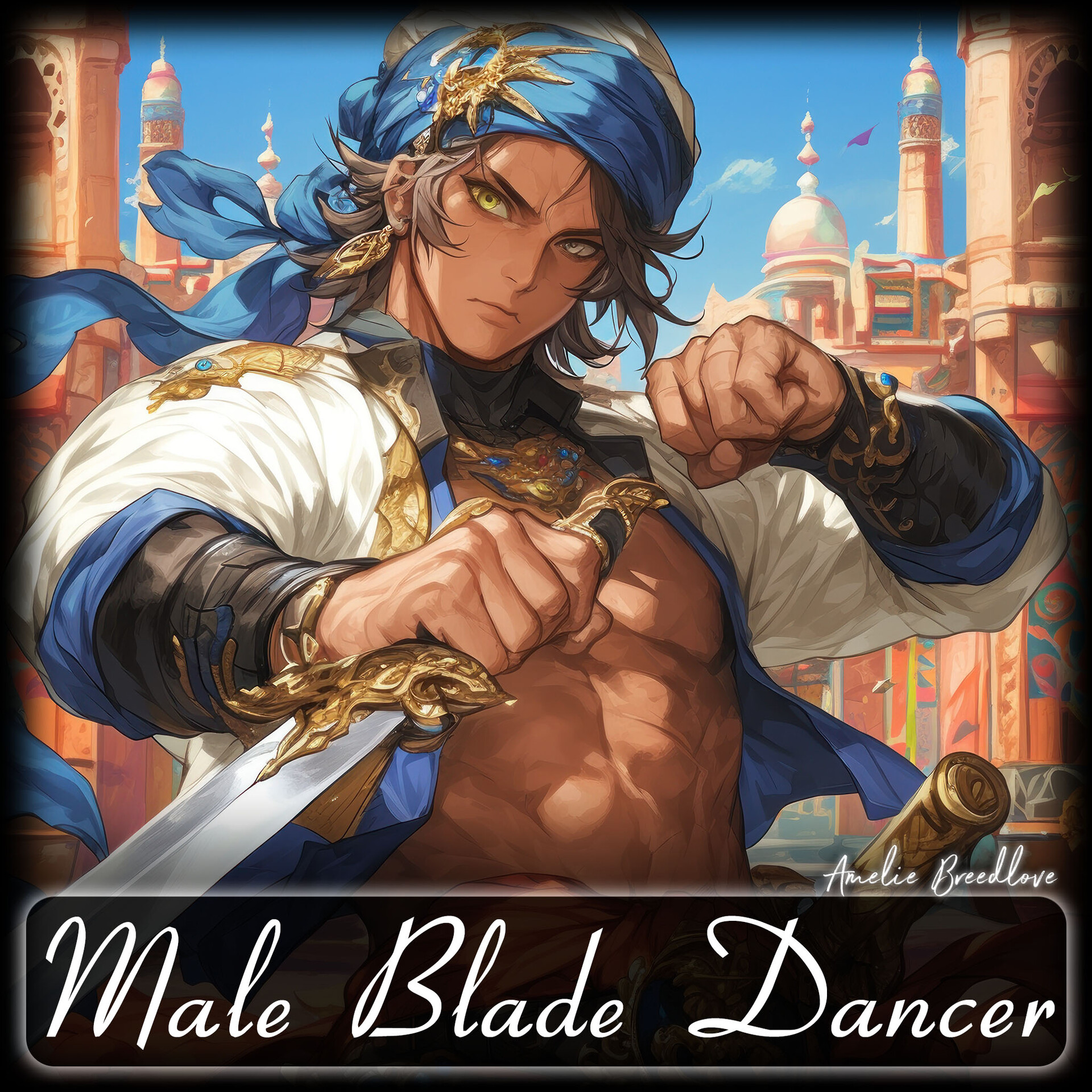 ArtStation - 430 Male Blade Dancer Reference Pack | 4K | v.37