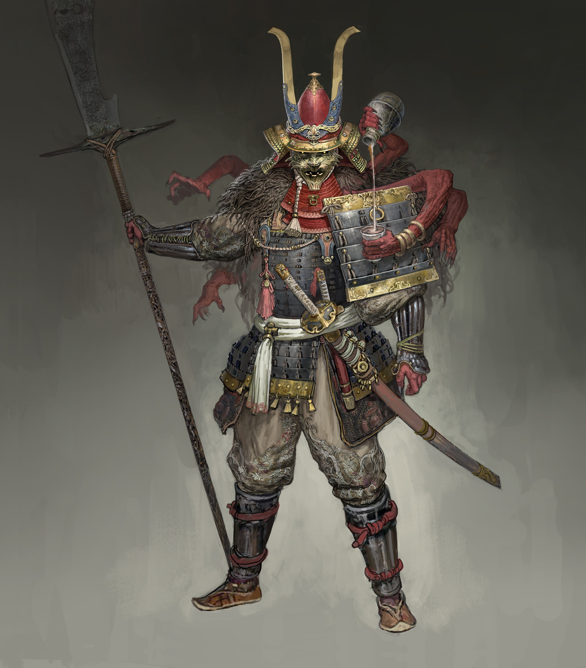 ArtStation - Oni Helmet