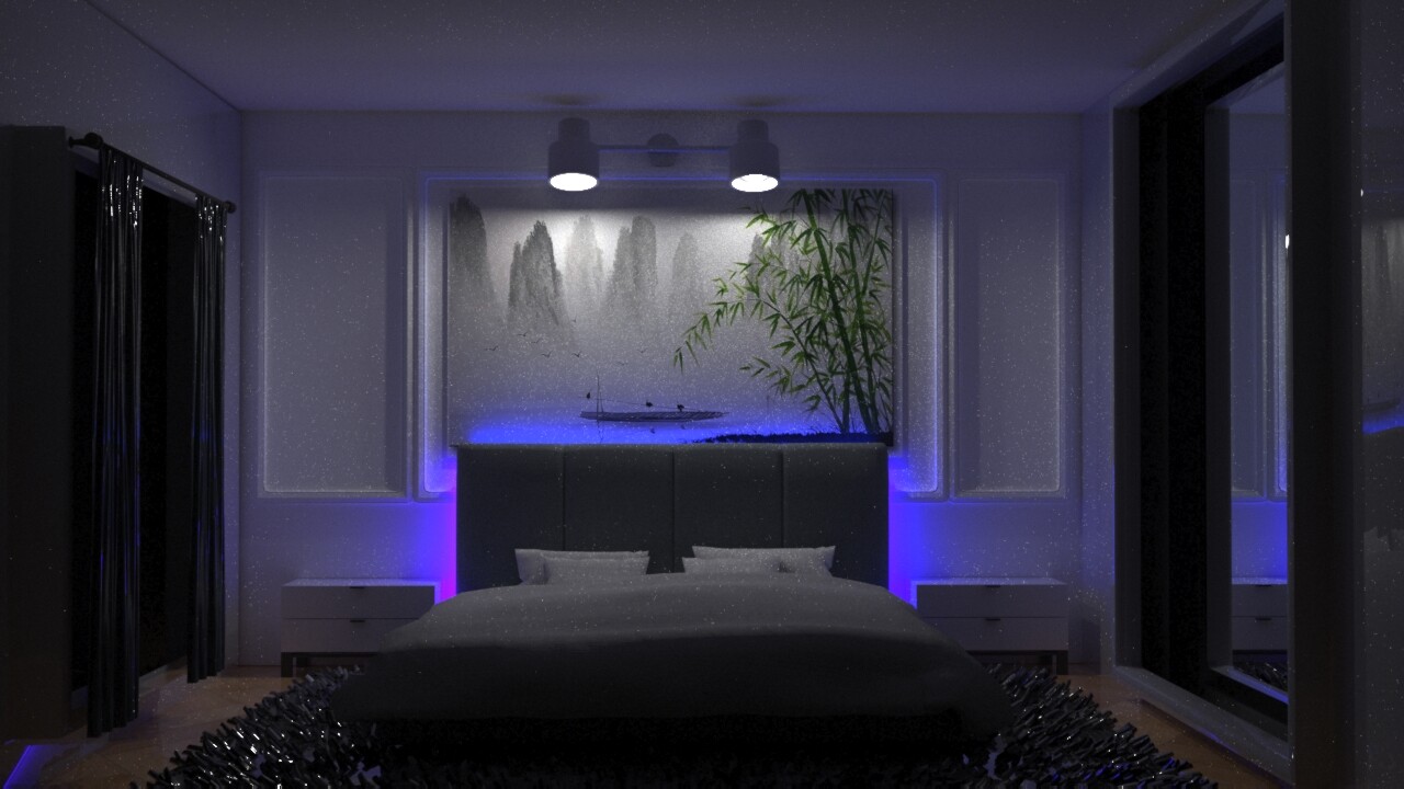 ArtStation - Interior Night View In 3d max