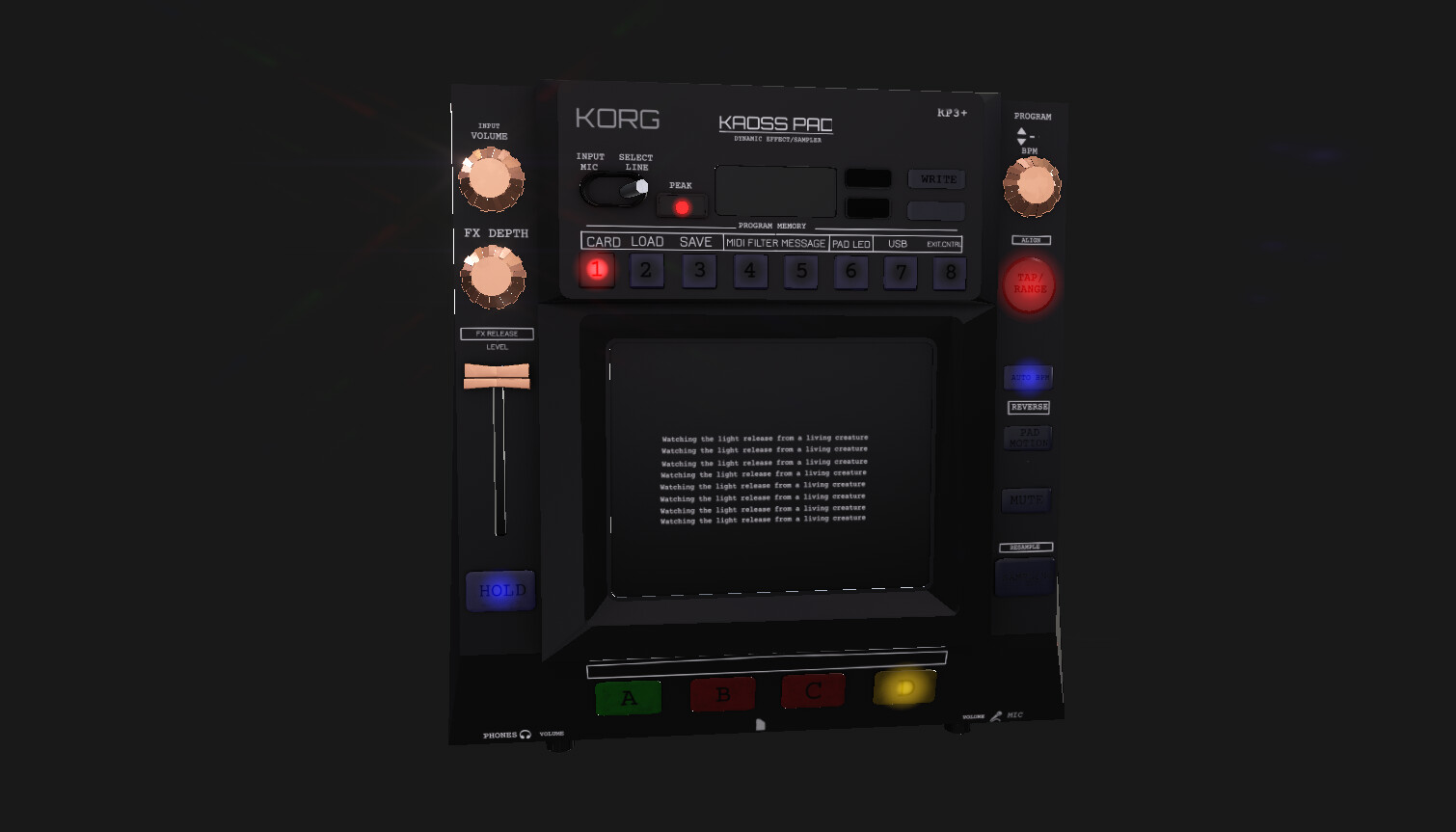 ArtStation - Korg kaoss Pad 3