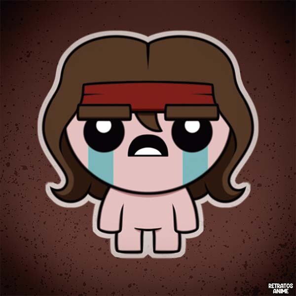 Retratosanime - Samson, The Binding of Isaac