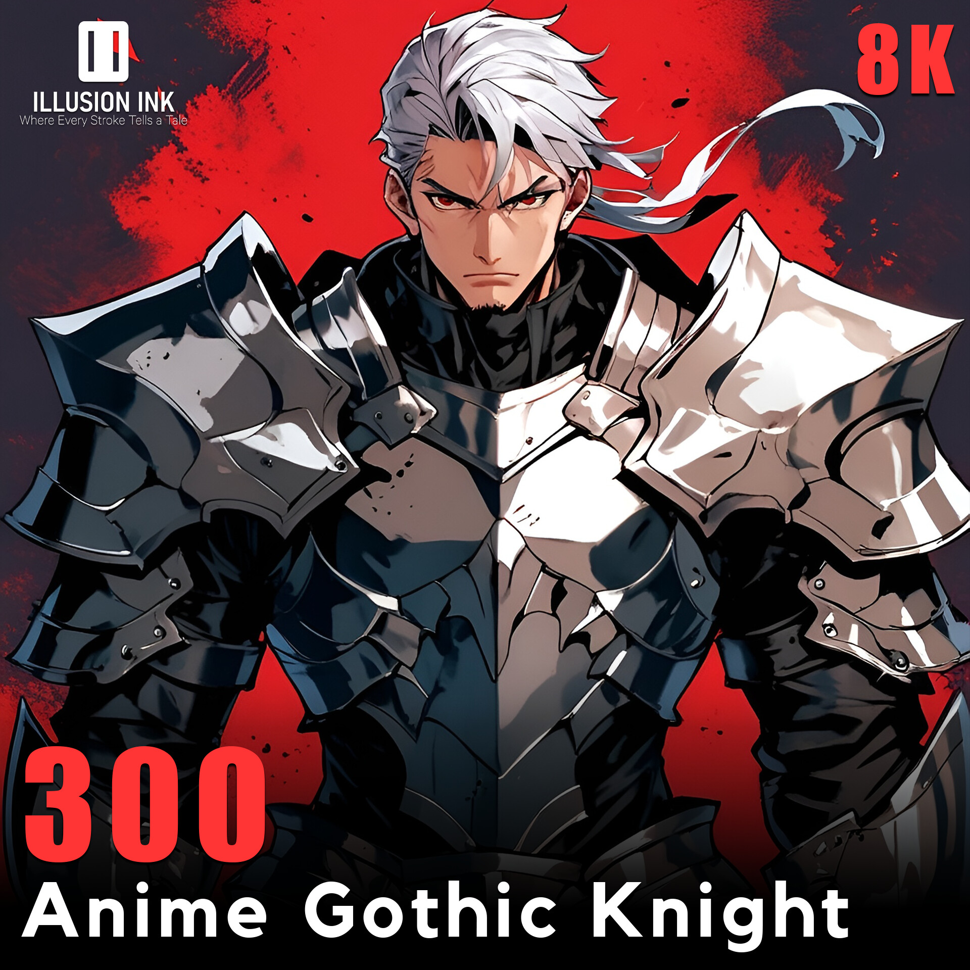 ArtStation - 300 Anime Gothic Knight Character Reference | 8K