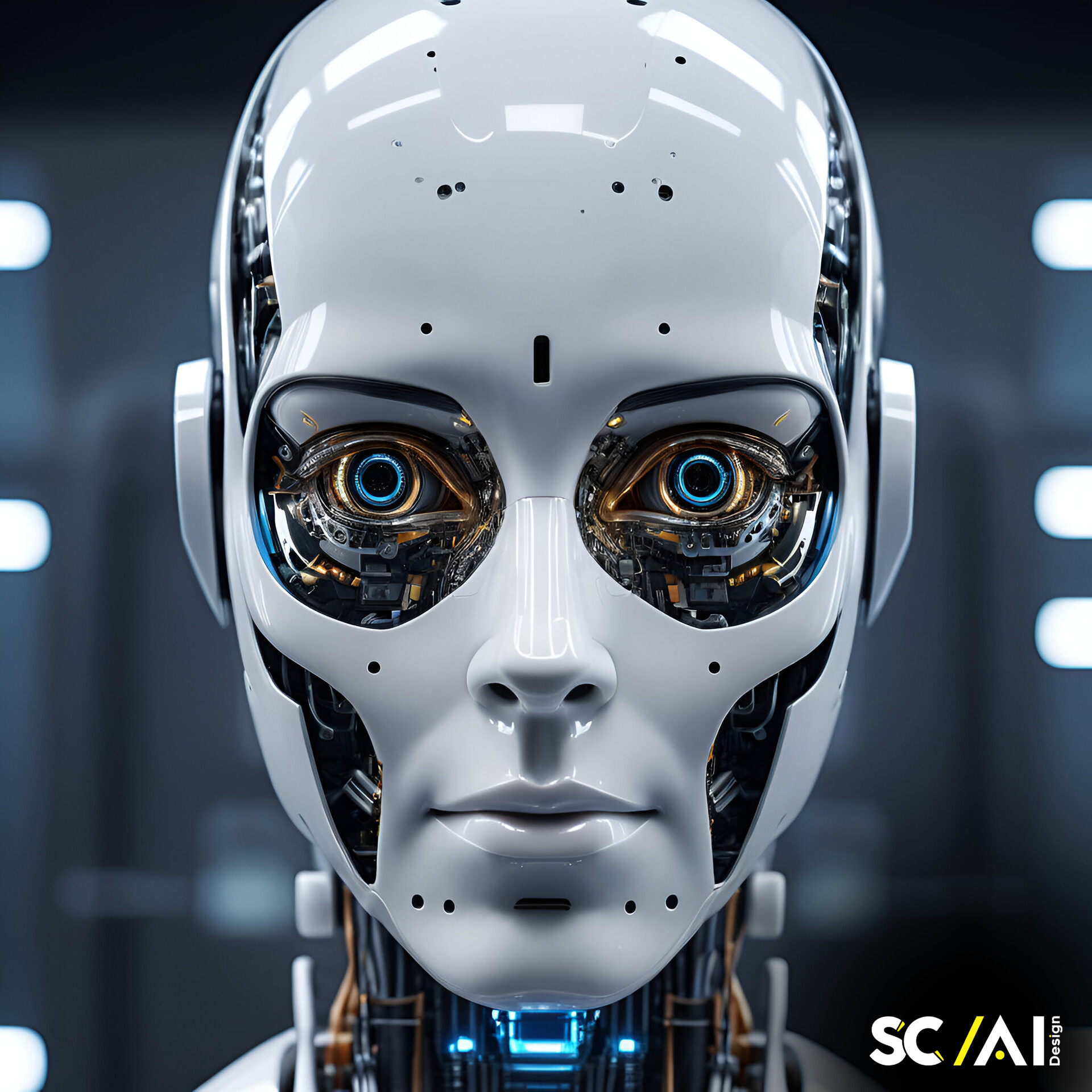 ArtStation - Faces of the evolution of a Humanoid Robot