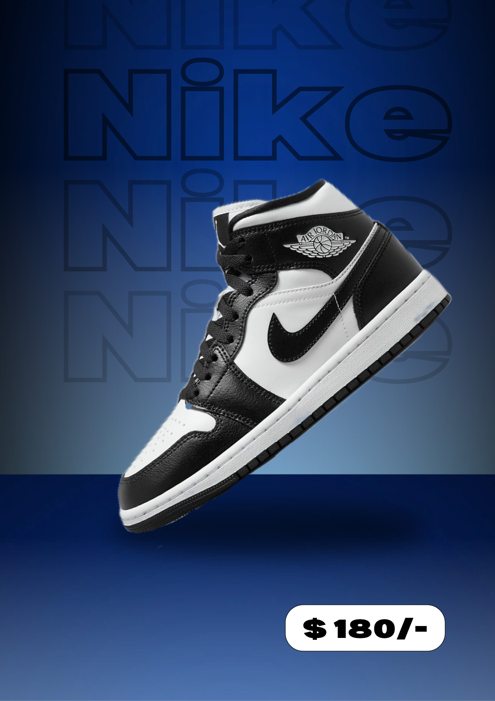 ArtStation - nike shoes poster design