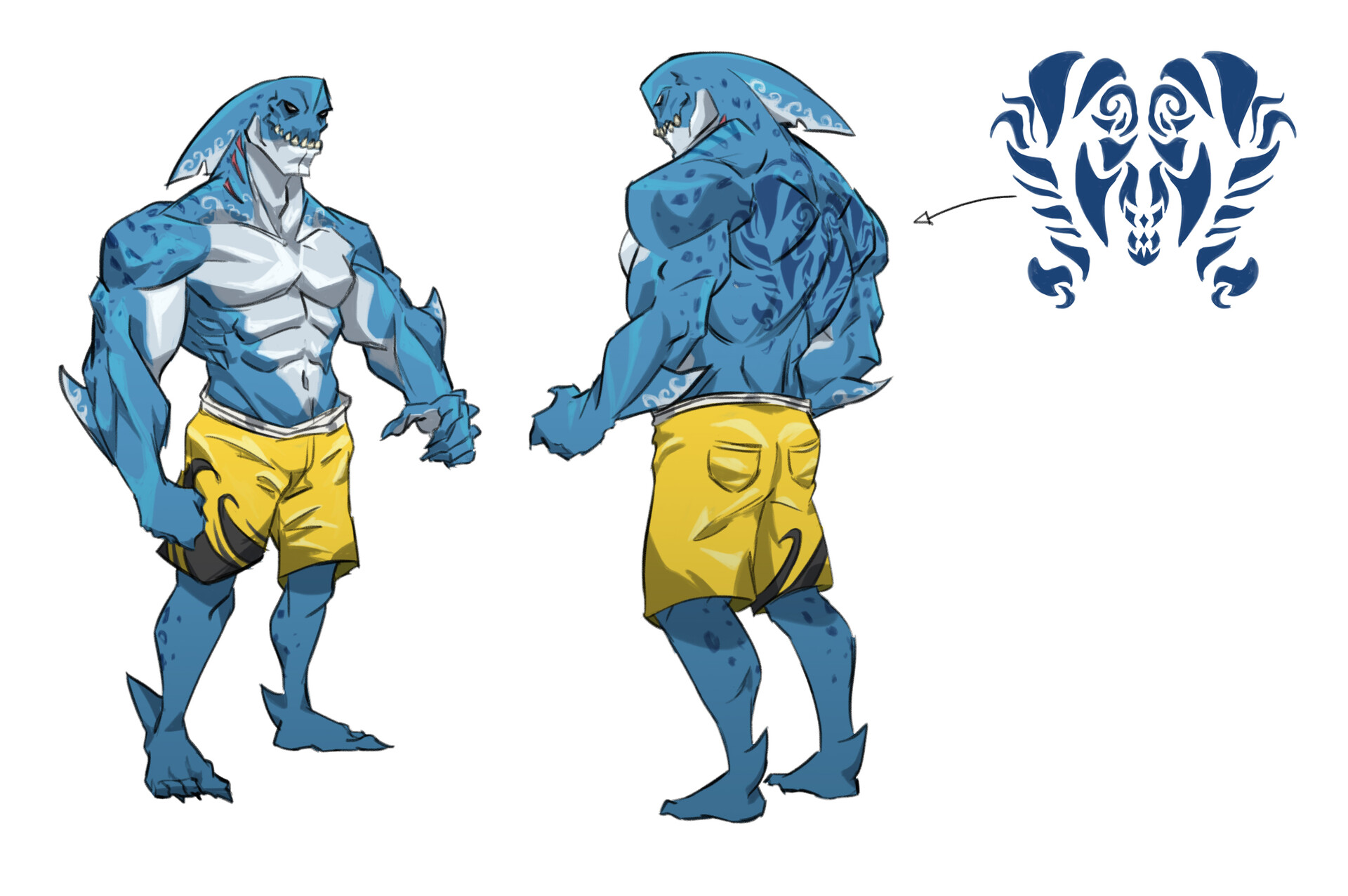 shark humanoid oc