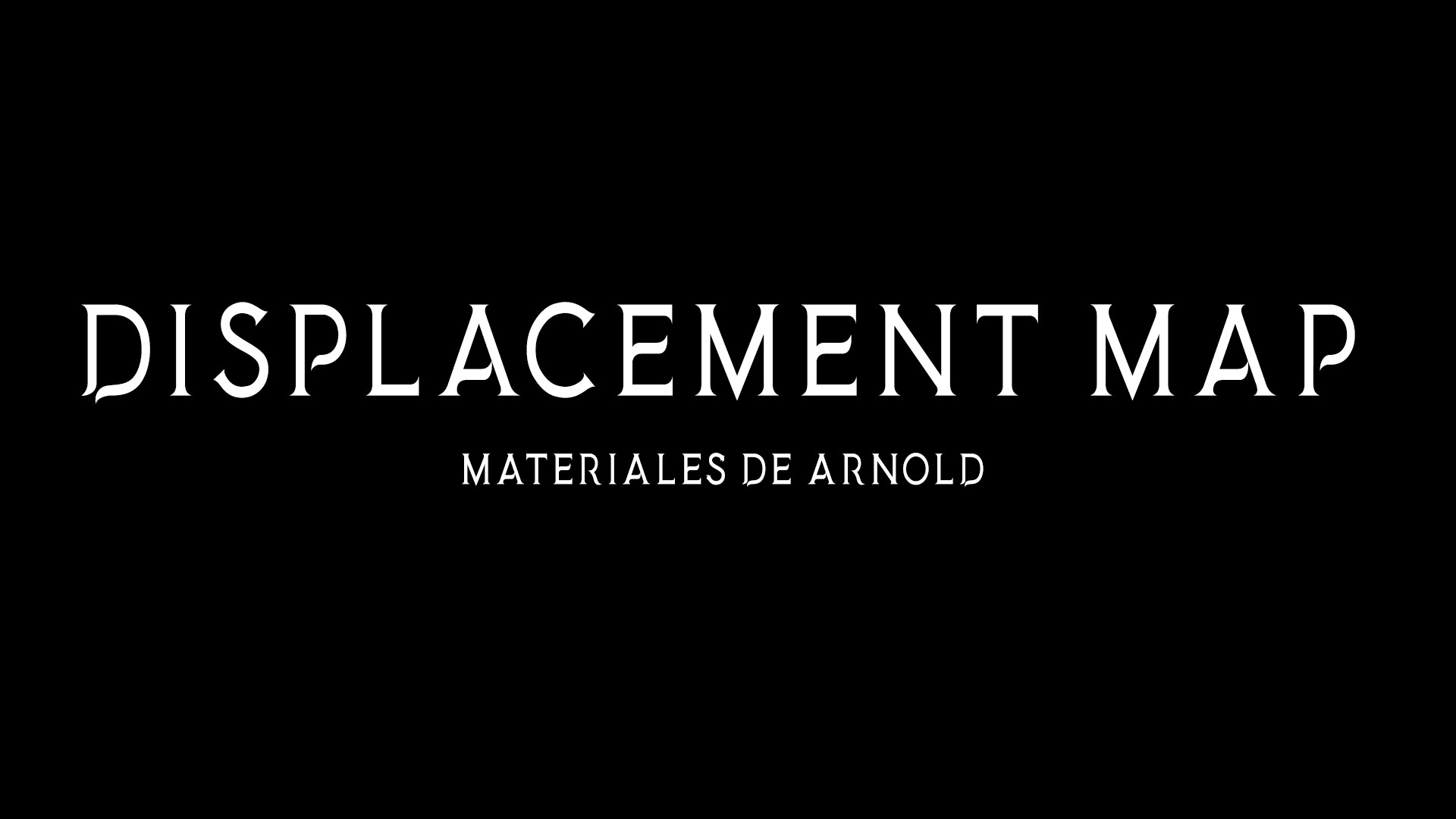 ArtStation - Displacement map, Materiales de Arnold