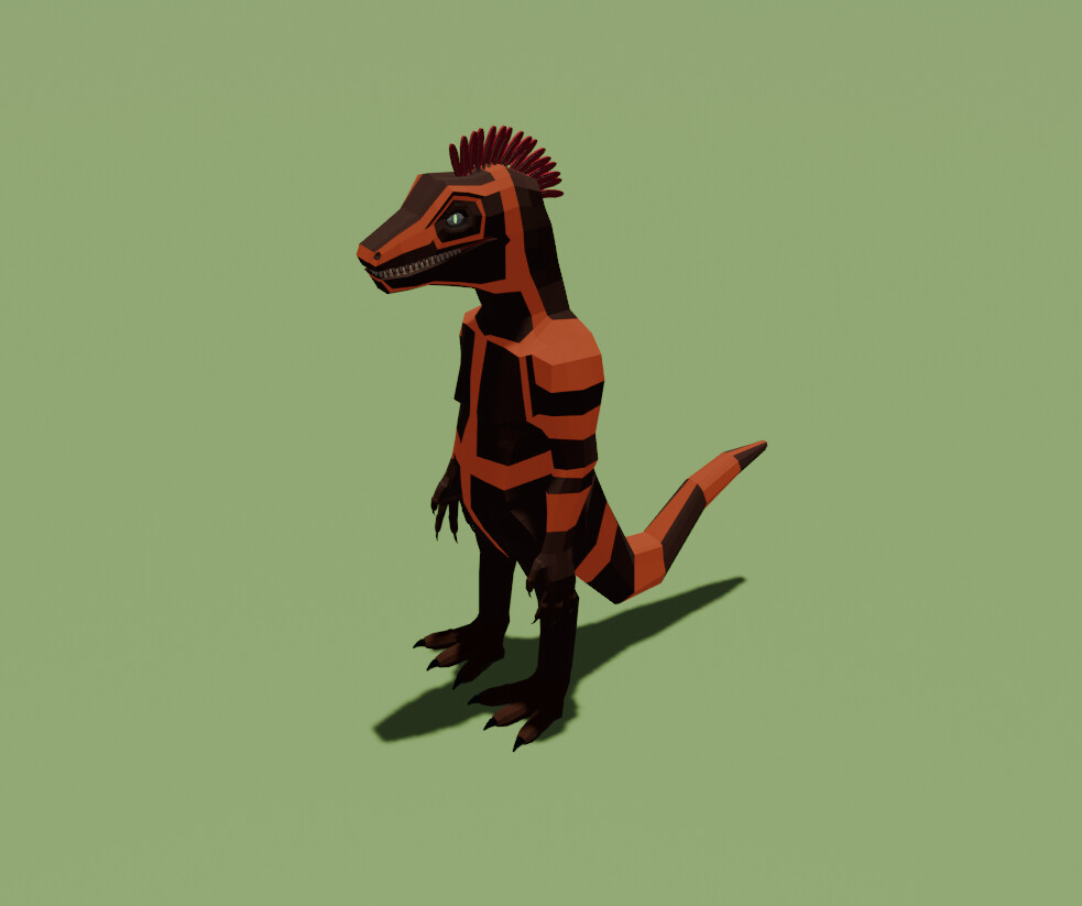 ArtStation - Low Poly Dinosaur Mascot