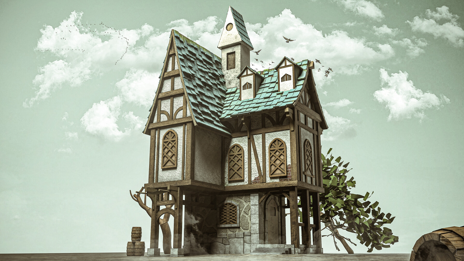 ArtStation - A LOST HOUSE