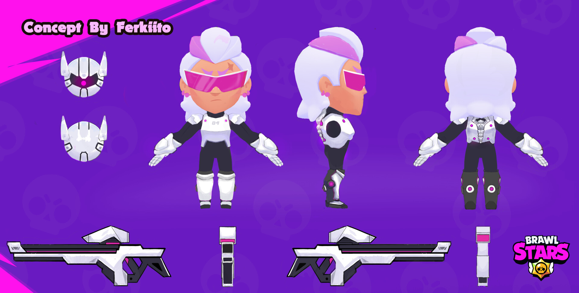 ArtStation - Belle Concept Art - Brawl Star