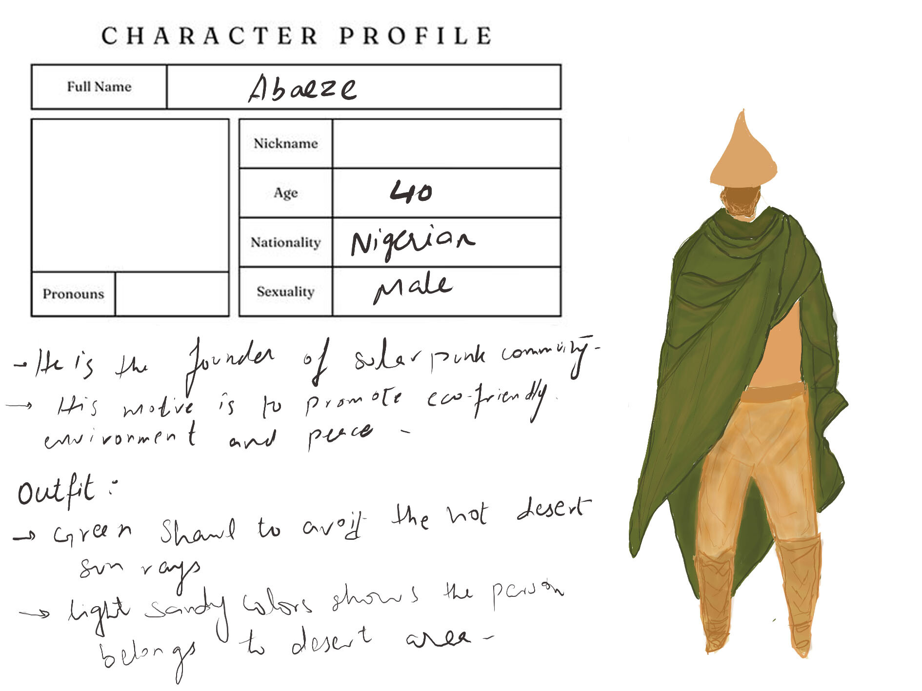 ArtStation - Solar punk leader