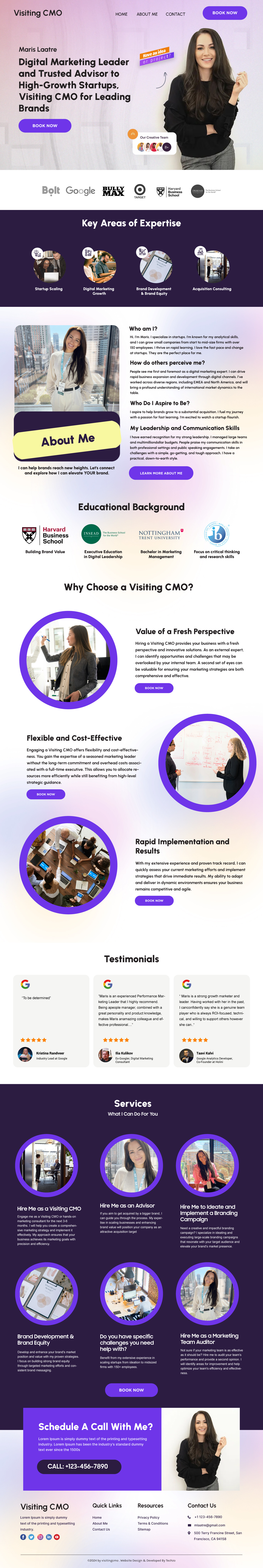 ArtStation - Digital Marketer website UI UX design, and development.