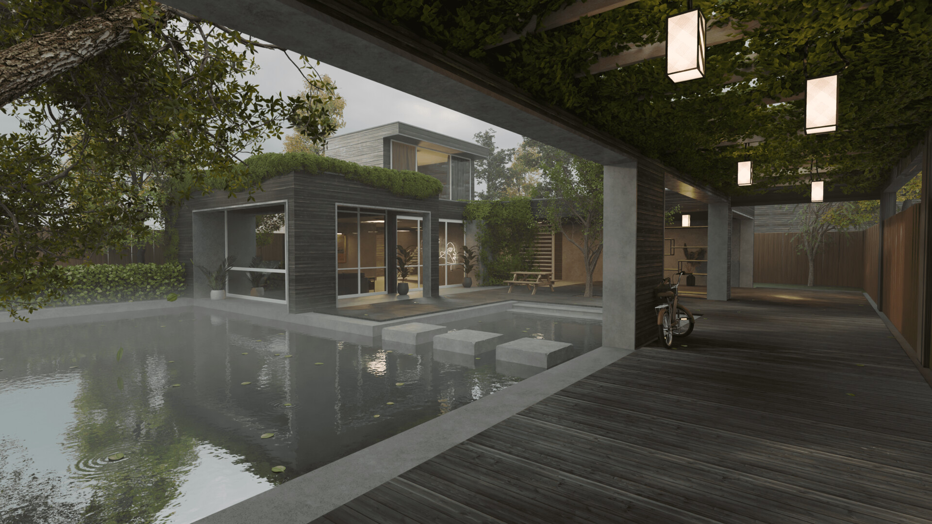 ArtStation - My first architectural visualization