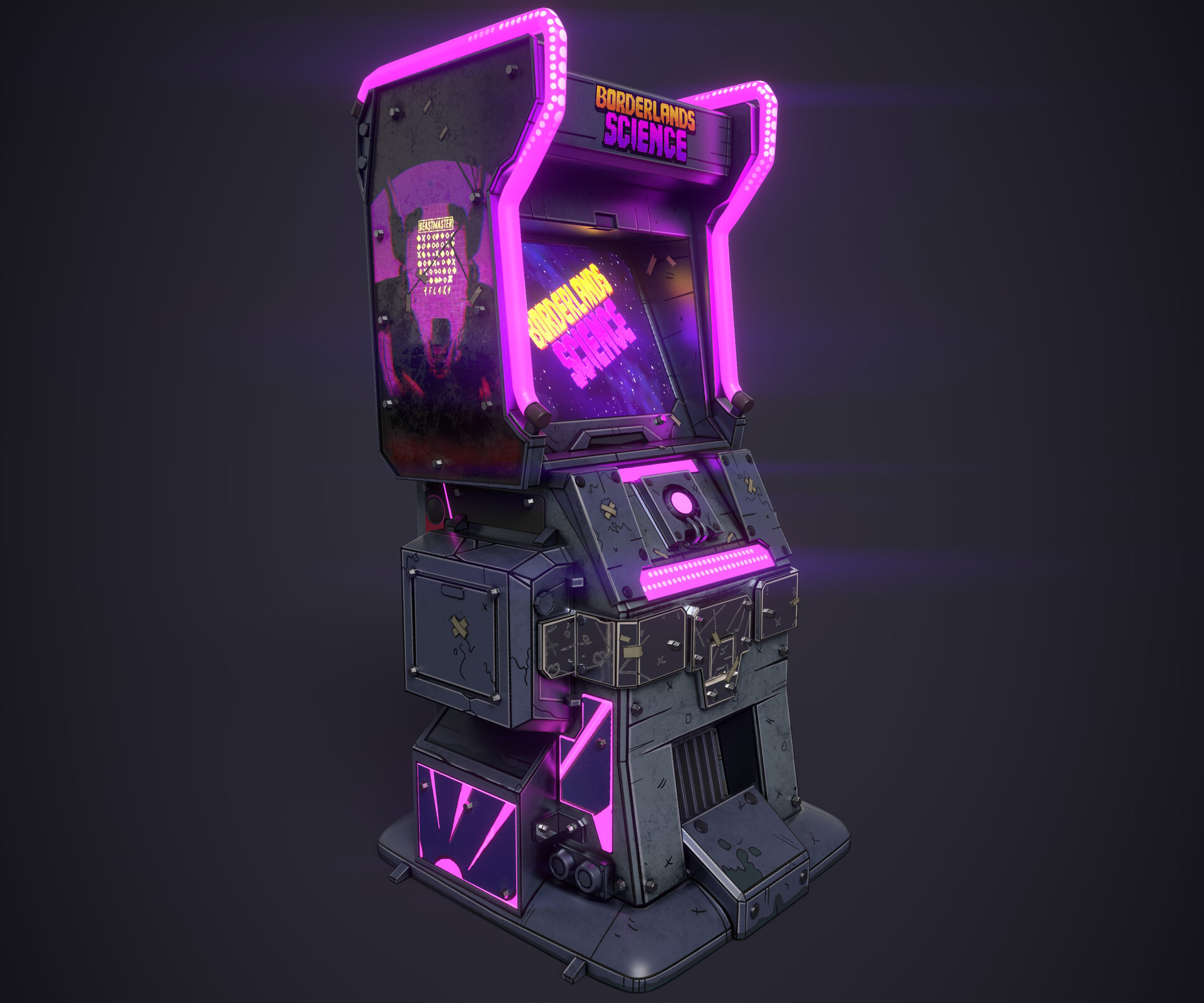 ArtStation - Borderlands 3 Console props