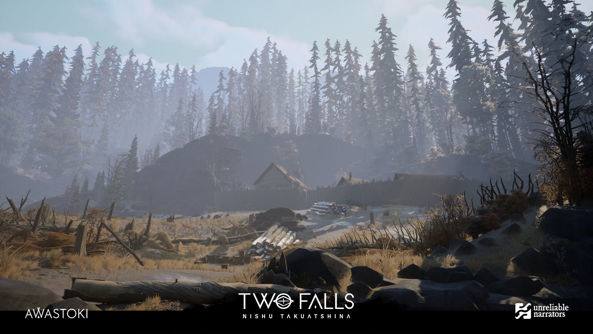 ArtStation - Two Falls - Environment - Trading Post Exterior