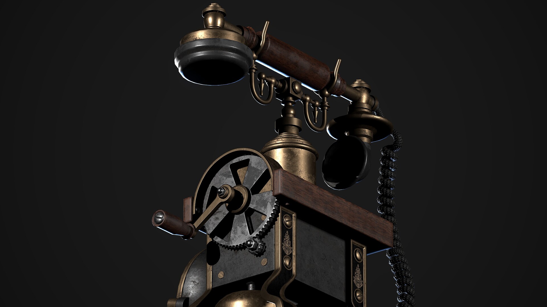 ArtStation - Antique phone