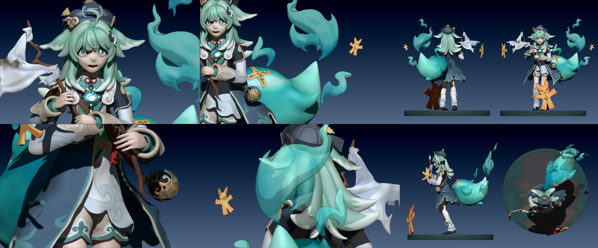 ArtStation - Huohuo Final Project - Sculpture