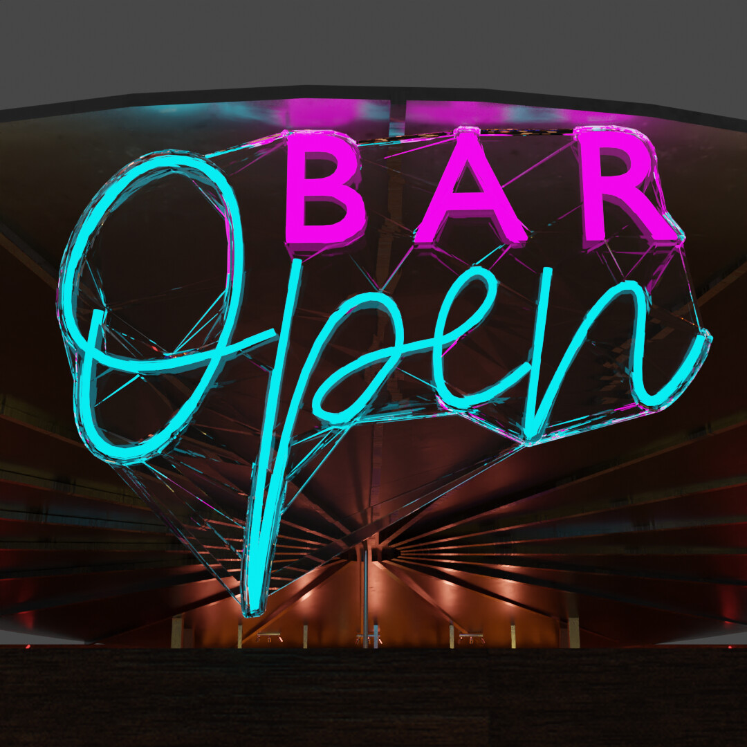 ArtStation - Bar 3D Model