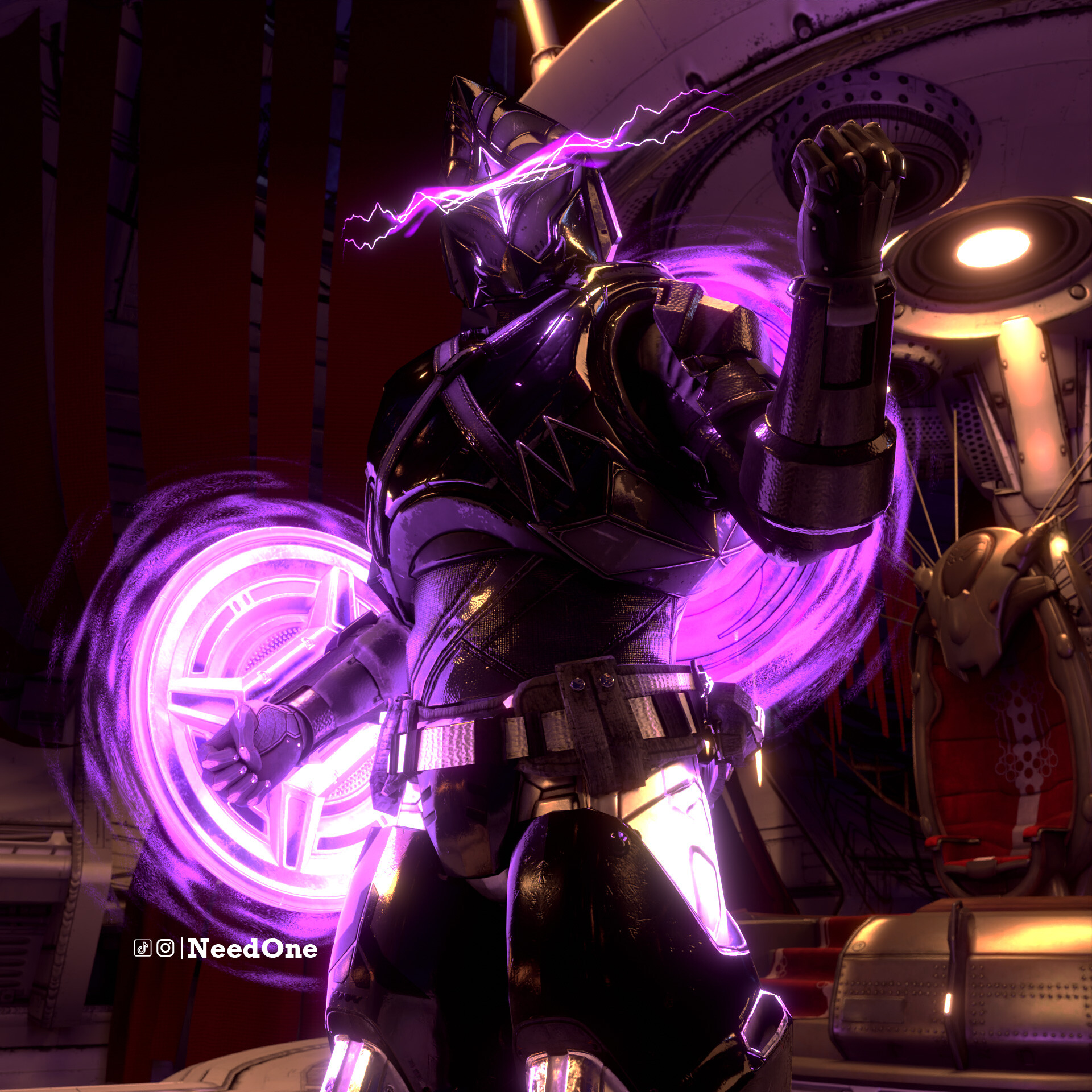 ArtStation - "Void Voracity" - Void Titan Destiny 2 Art