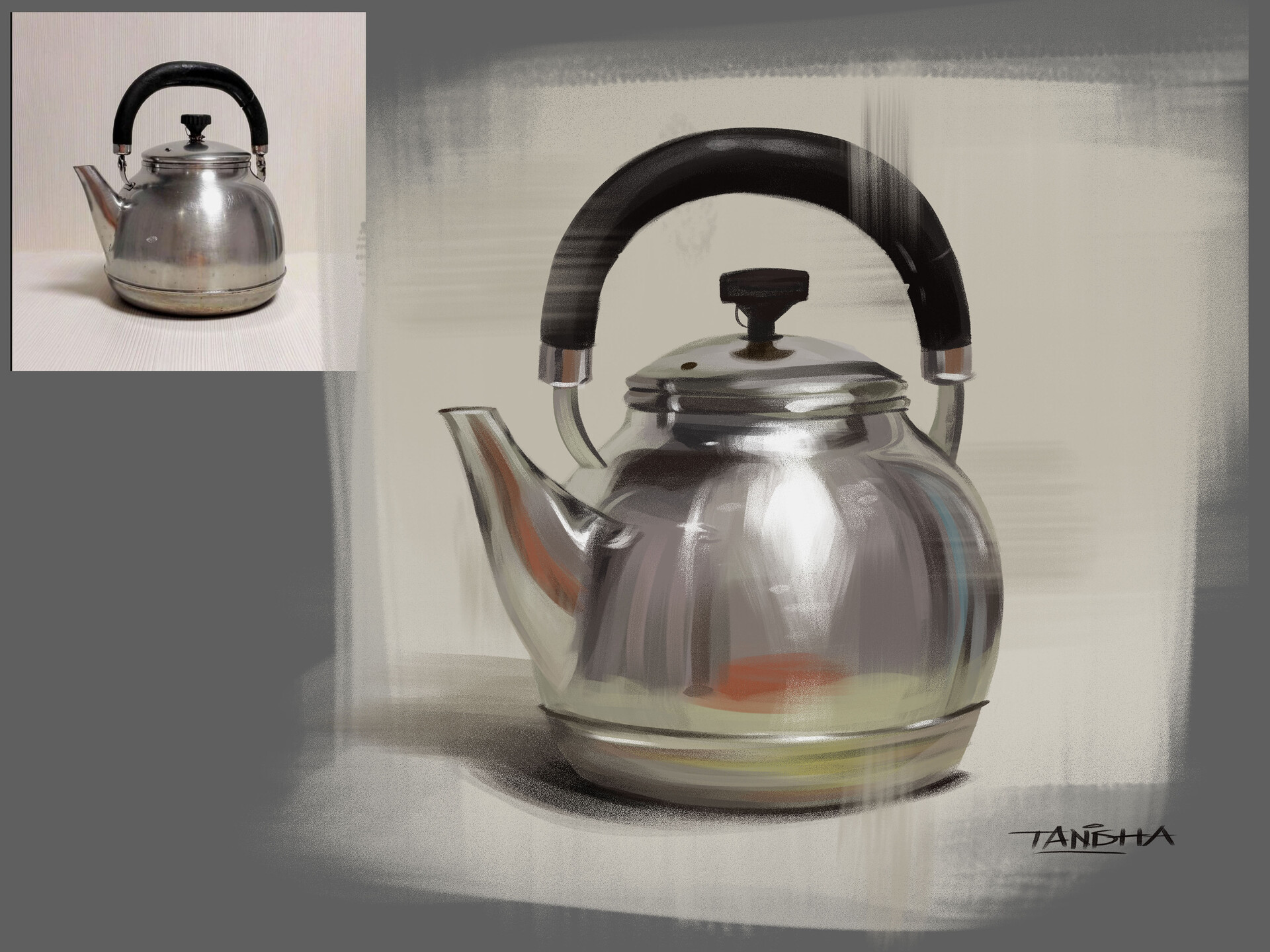 ArtStation - Metal Material Study