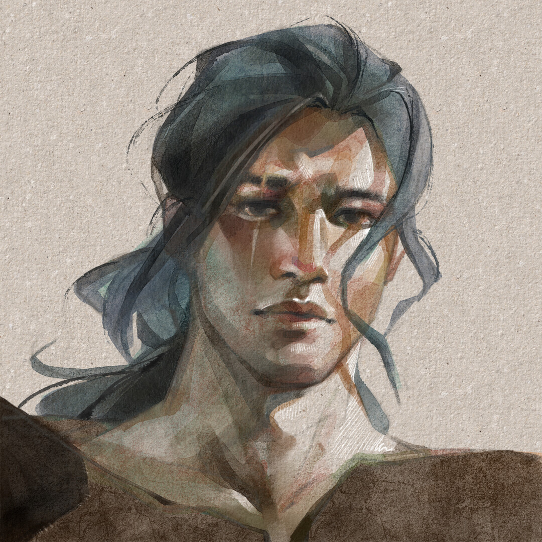 ArtStation - Rebelle Watercolor sketch06