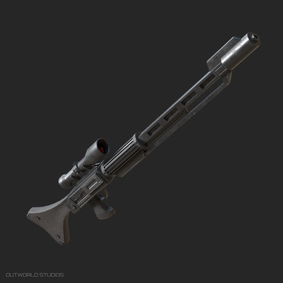 ArtStation - Star Wars Blaster Rifle