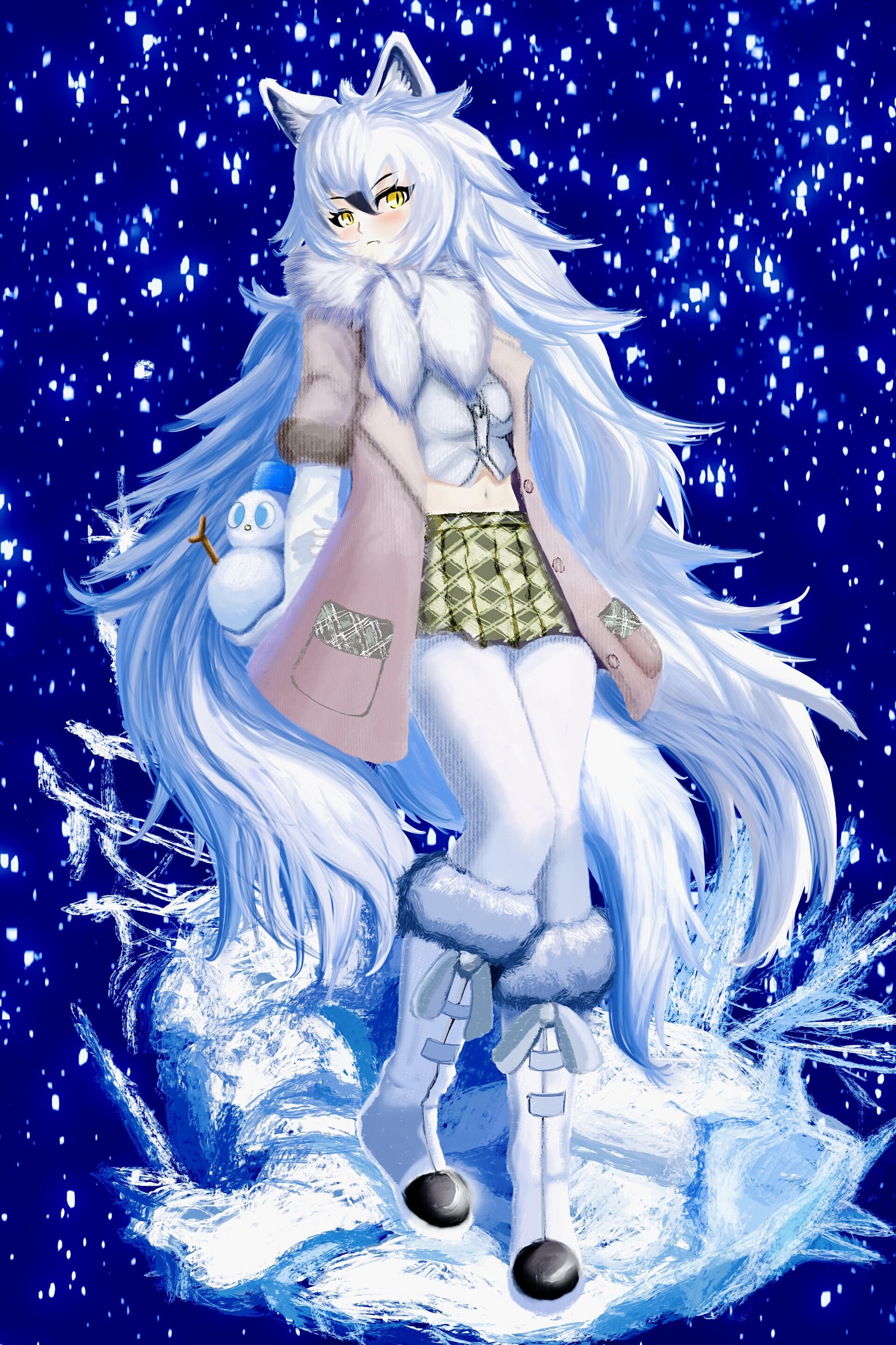 ArtStation - Arctic Wolf-Kemono Friends