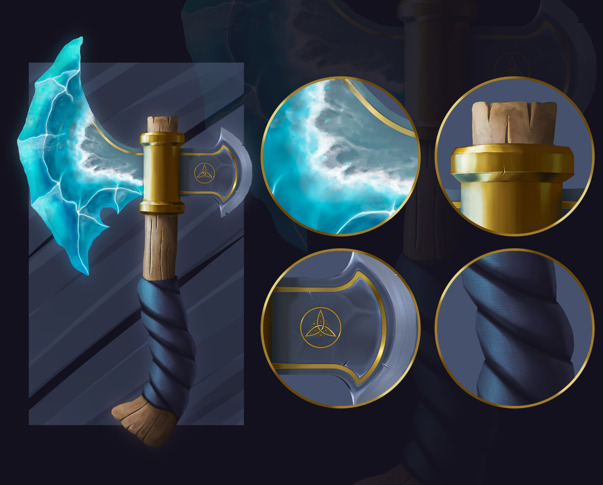 ArtStation - Frozen axe Concept