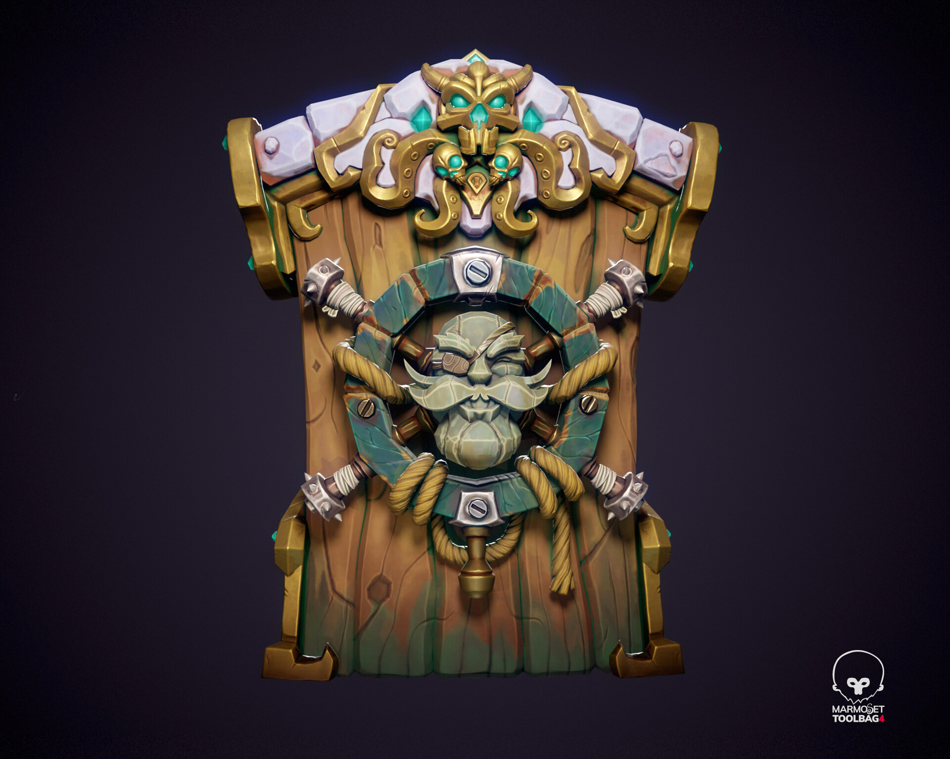 ArtStation - Braum's Weapon Shield