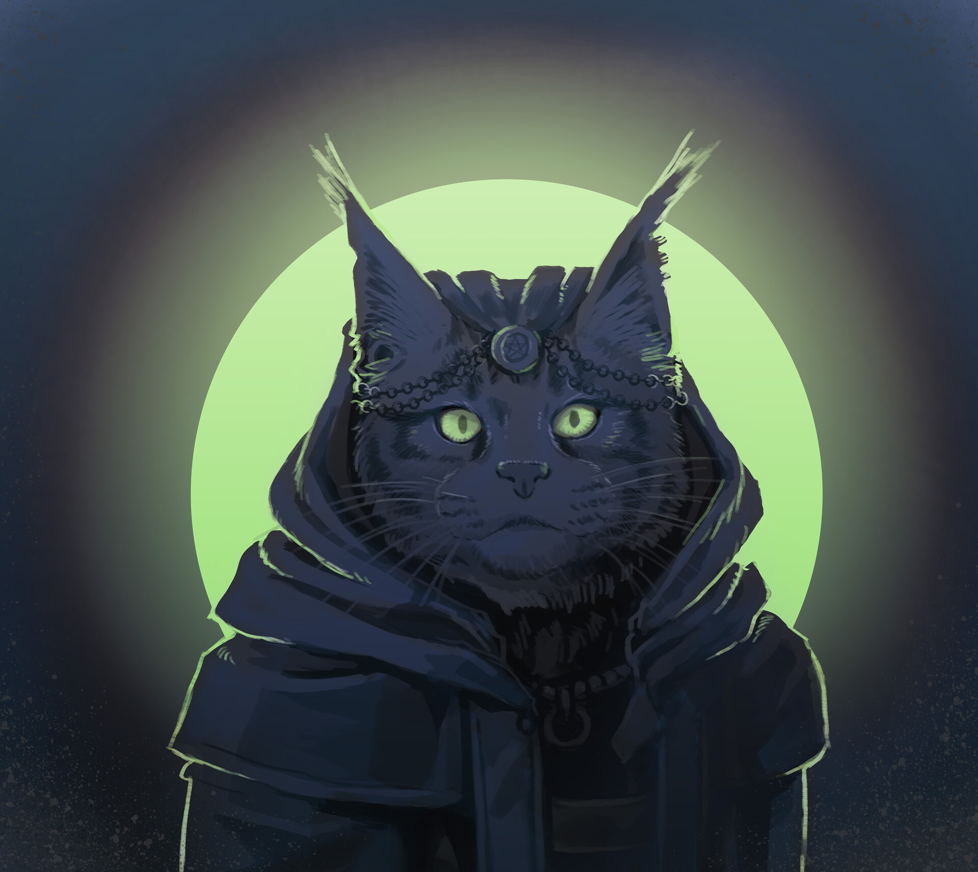 ArtStation - Cat sorcerer