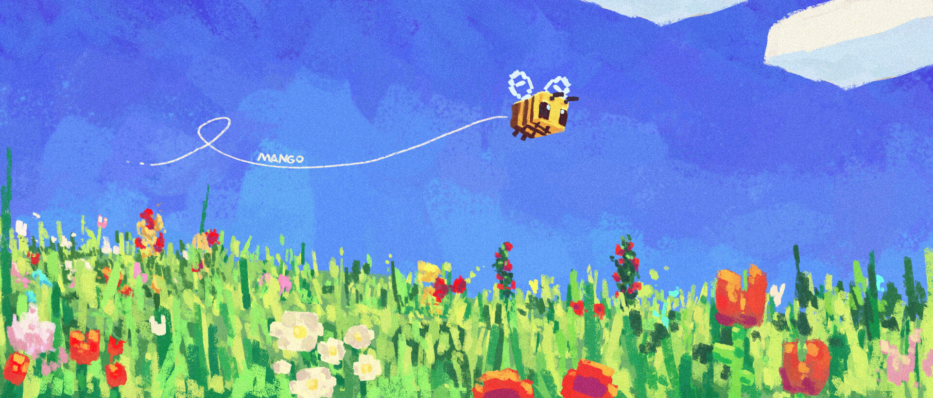 ArtStation - Minecraft background doodle