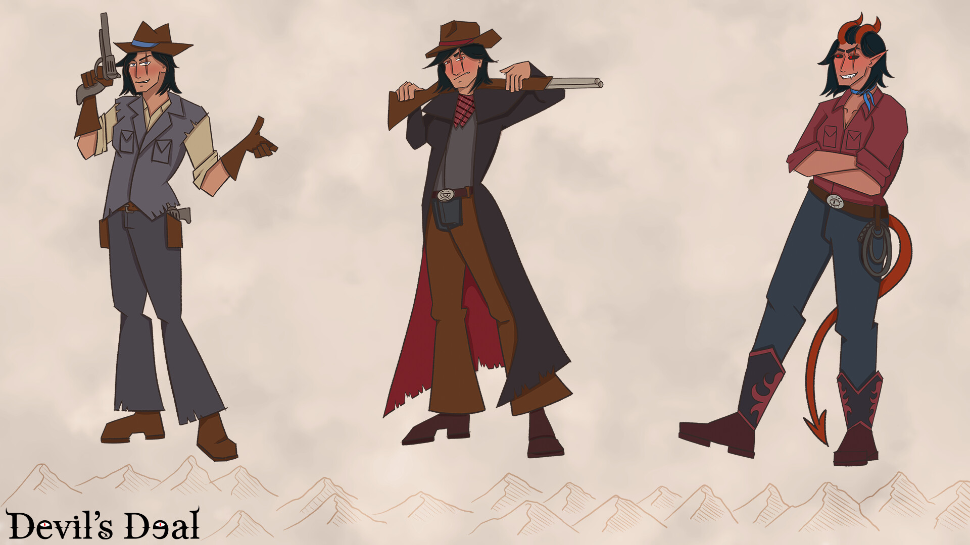 ArtStation - Devil's Deal Character Concepts