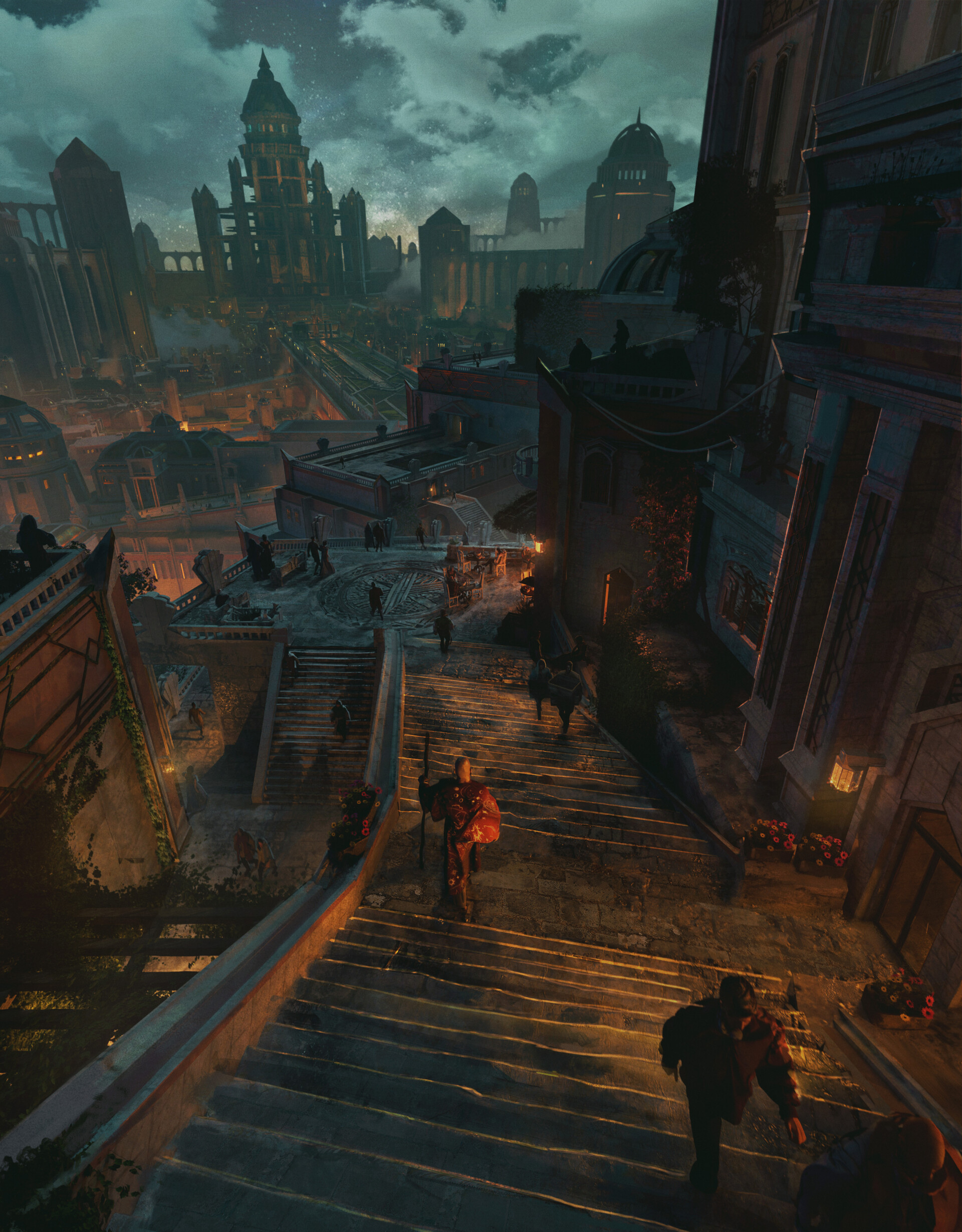 Marvin Hillmann - Concept Art - Streets of Agriont