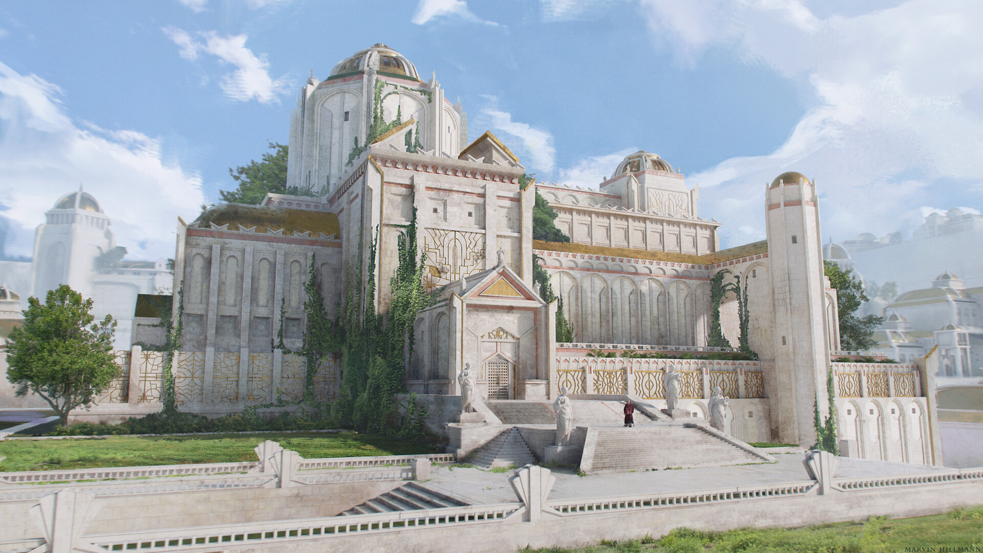 Marvin Hillmann - Concept Art - Streets of Agriont