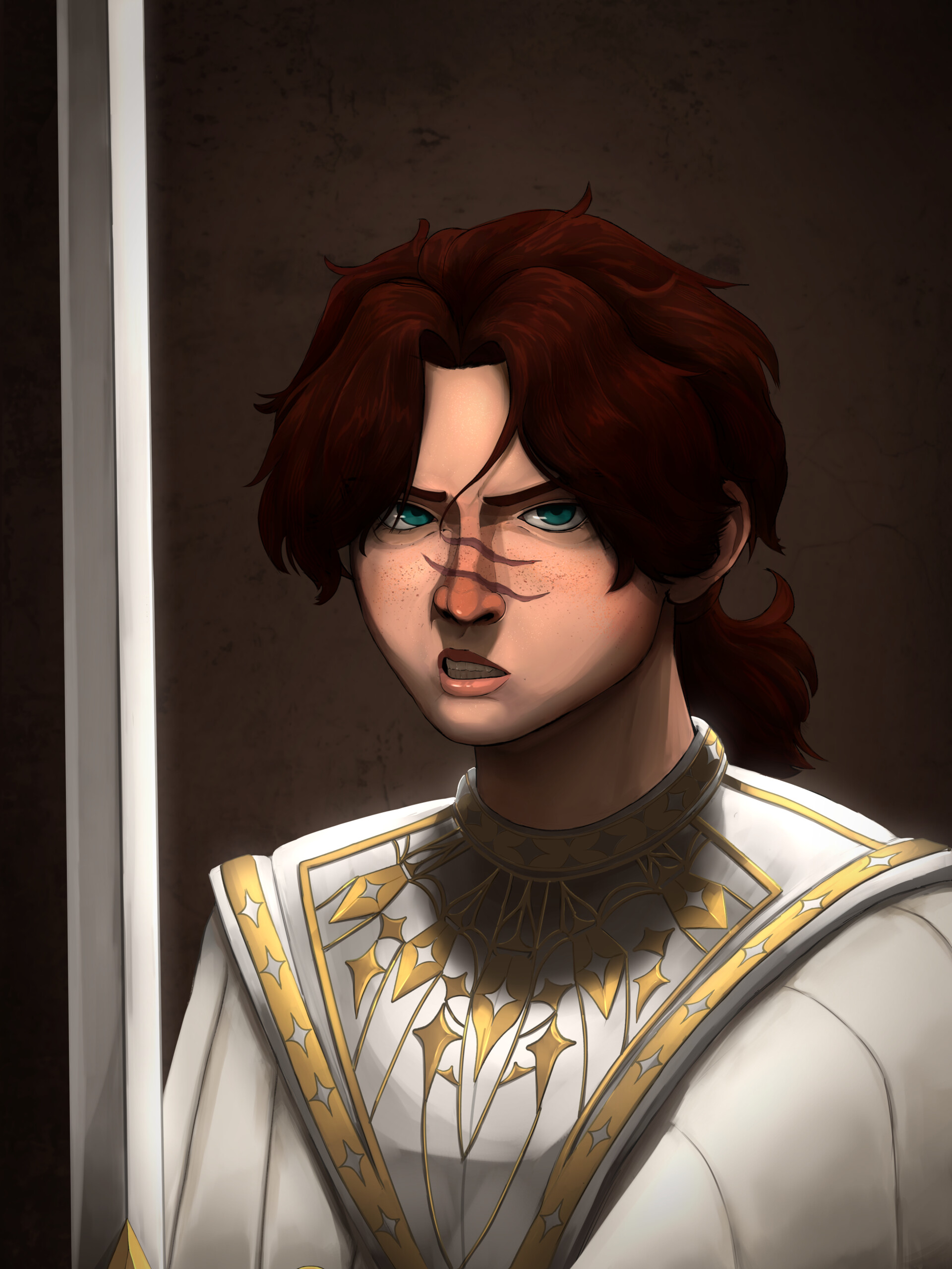 LupitaDraws - Royal guard OC comission