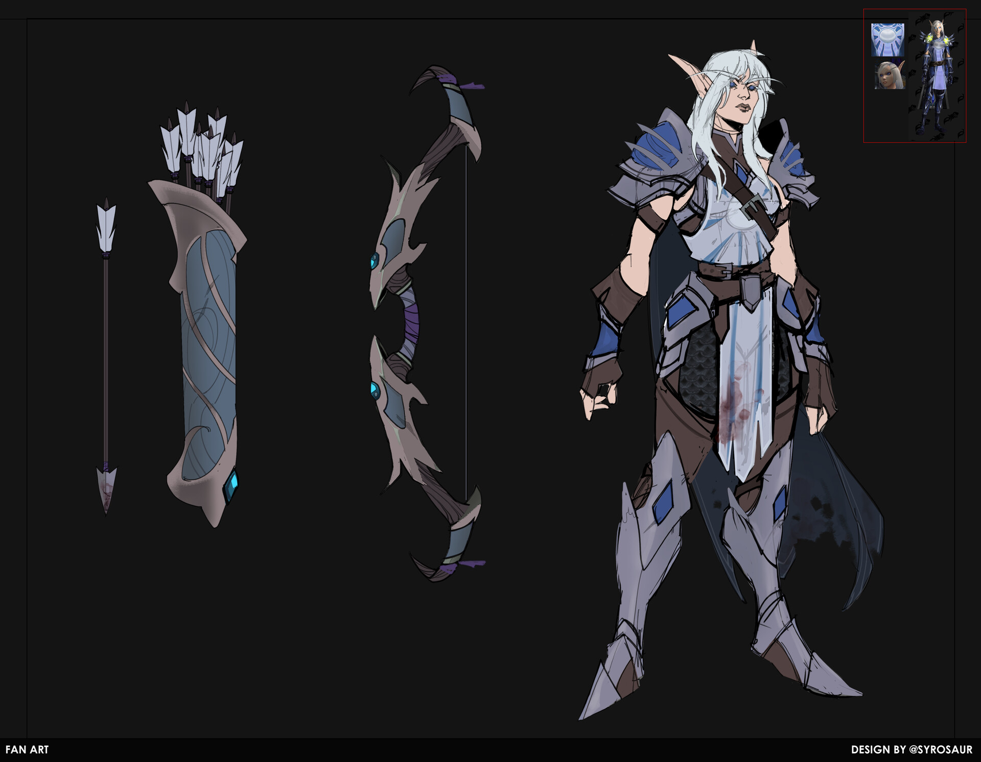 ArtStation - concept Vereesa Windrunner