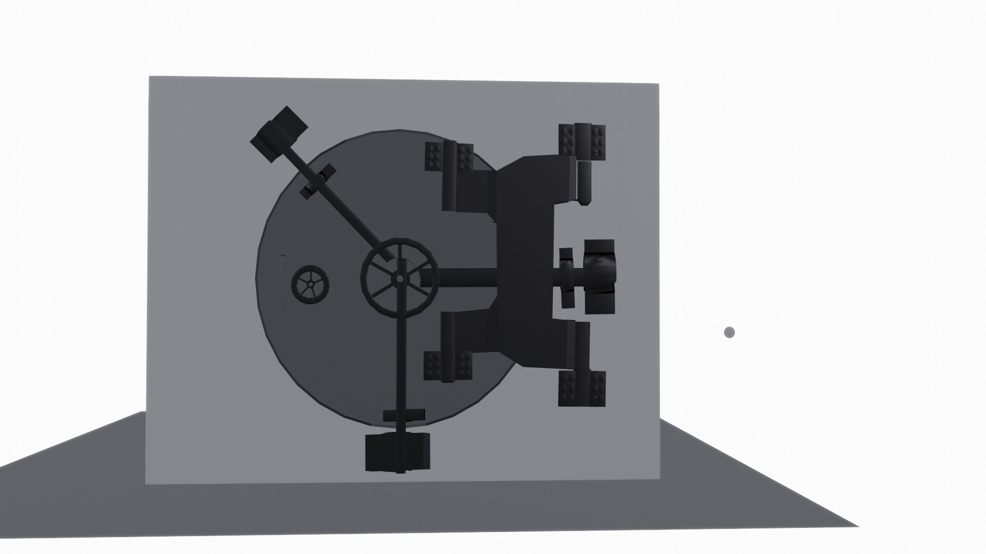 ArtStation - Bank Vault with interior and Gold