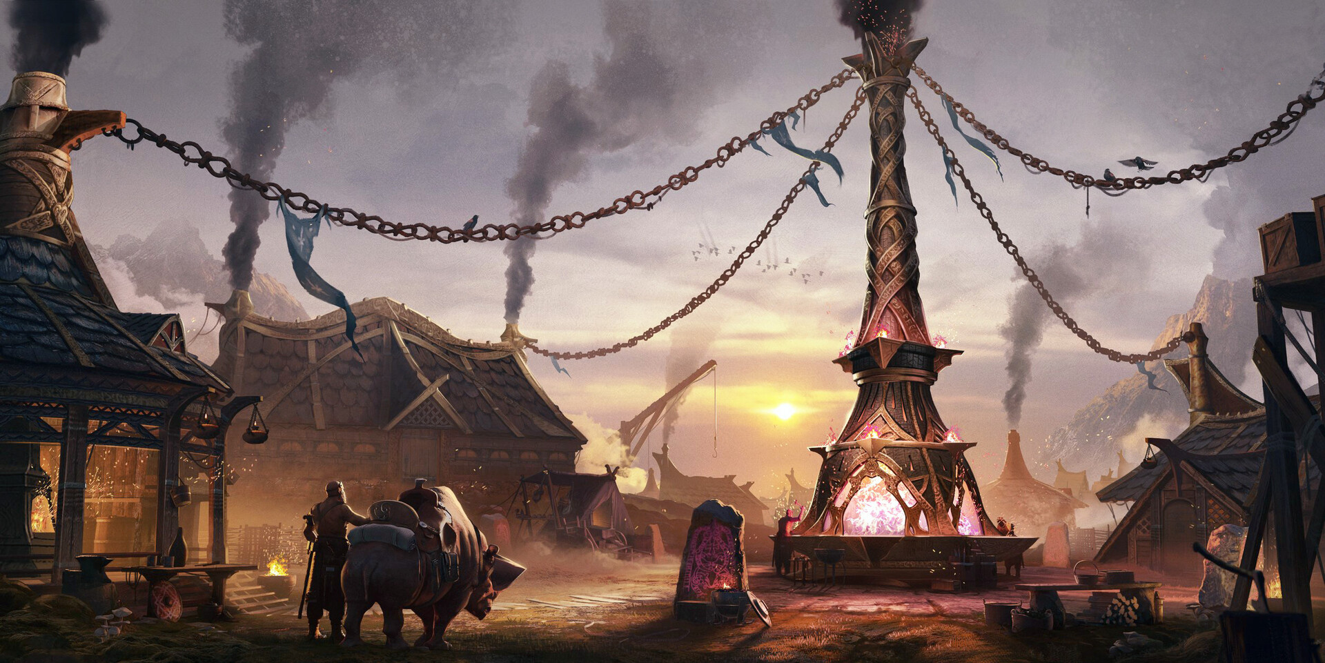 ArtStation - Blacksmith's Village