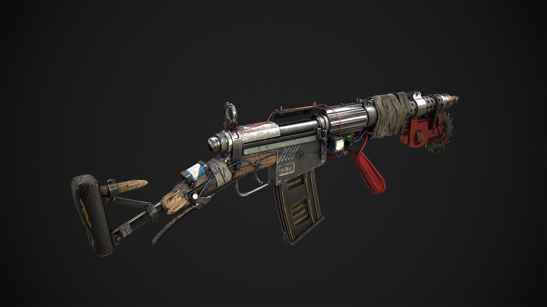 Francisco Gallego - DIY - Custom Machine gun