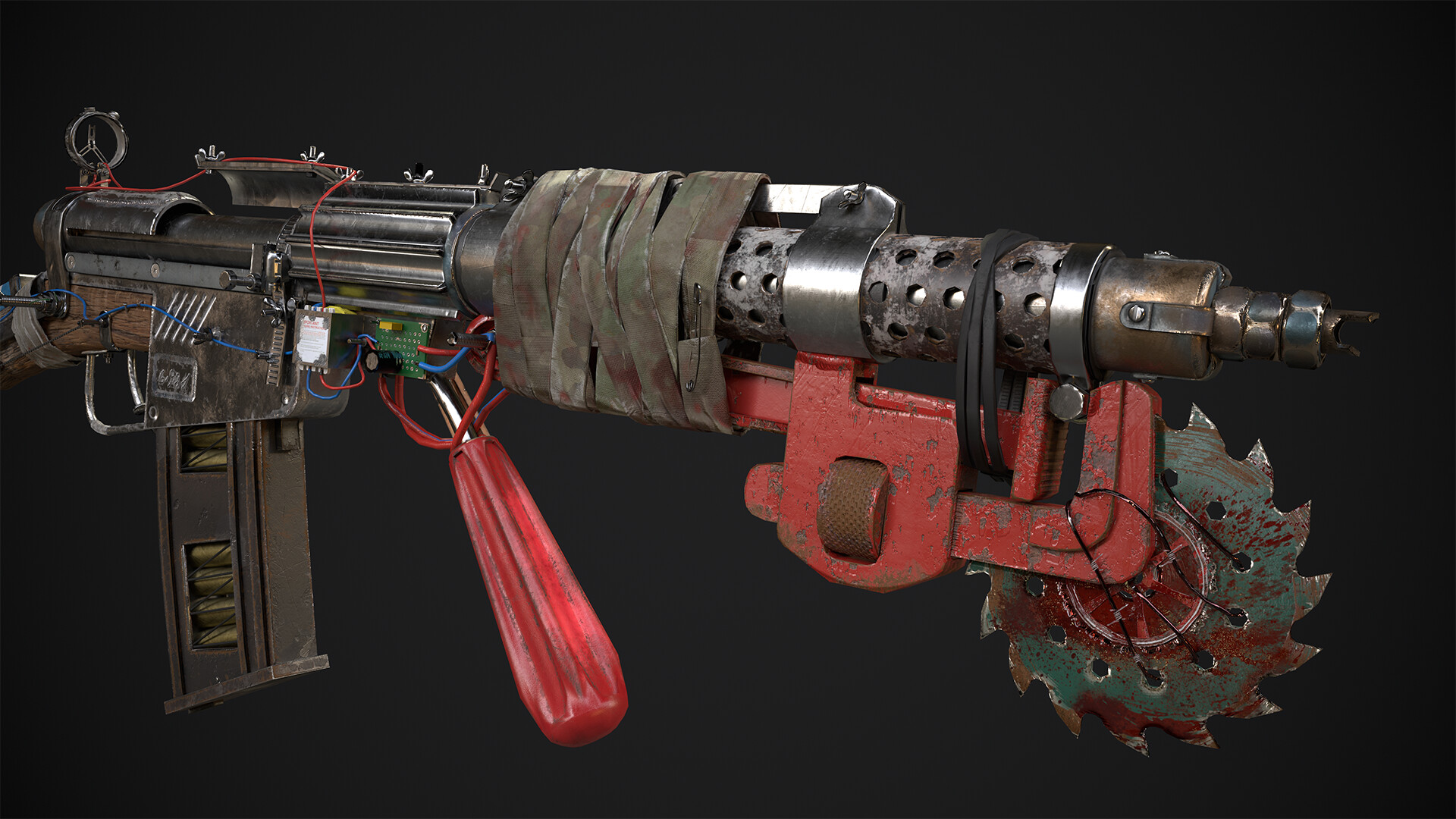 Francisco Gallego - DIY - Custom Machine gun