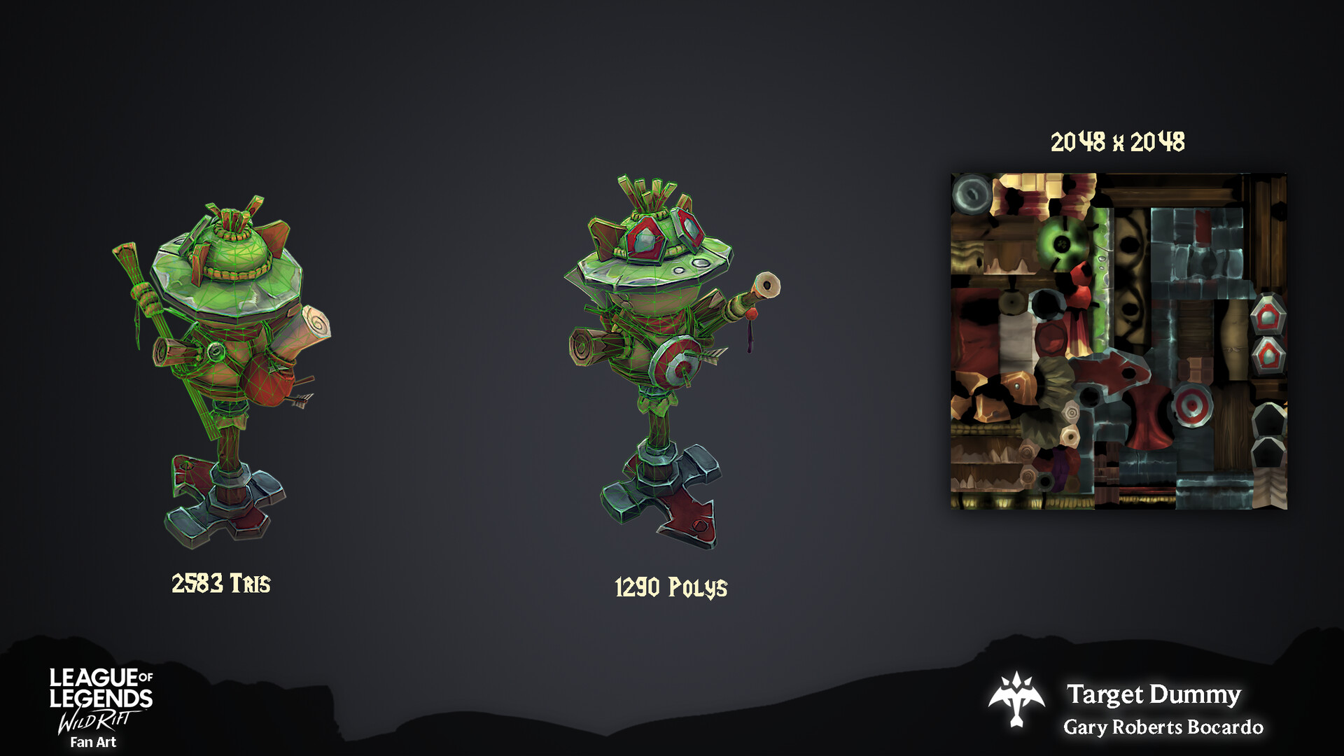 Gary Roberts Bocardo - League of Legends Fan Art - Target Dummy