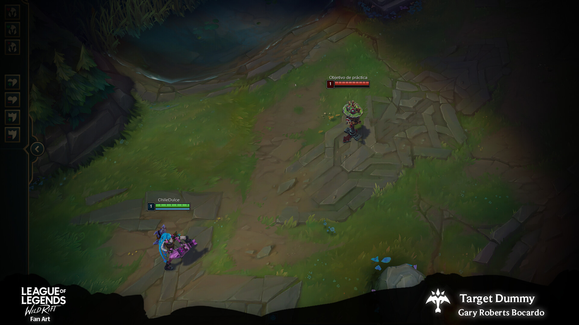 Gary Roberts Bocardo - League of Legends Fan Art - Target Dummy