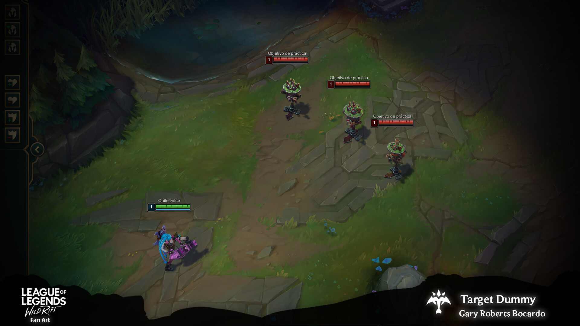 Gary Roberts Bocardo - League of Legends Fan Art - Target Dummy