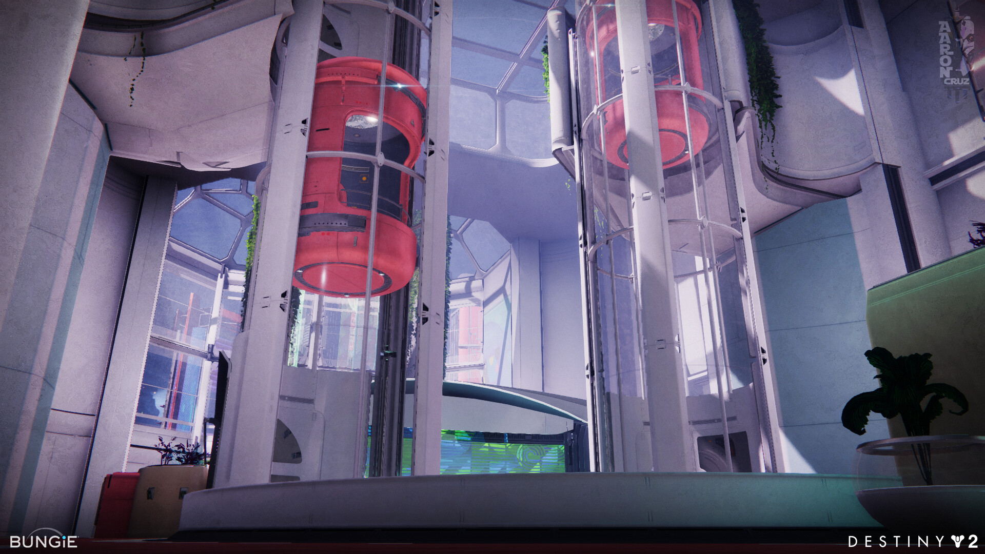 Aaron Cruz - Destiny 2: PVP | Cirrus Plaza - Mall Assets