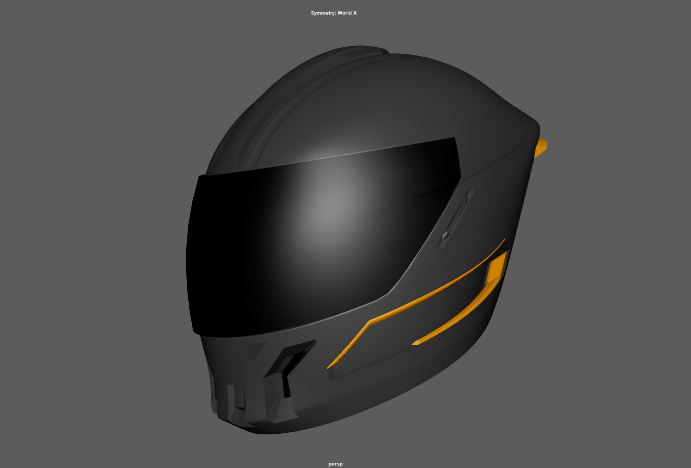 ArtStation - Motorcycle Helmet