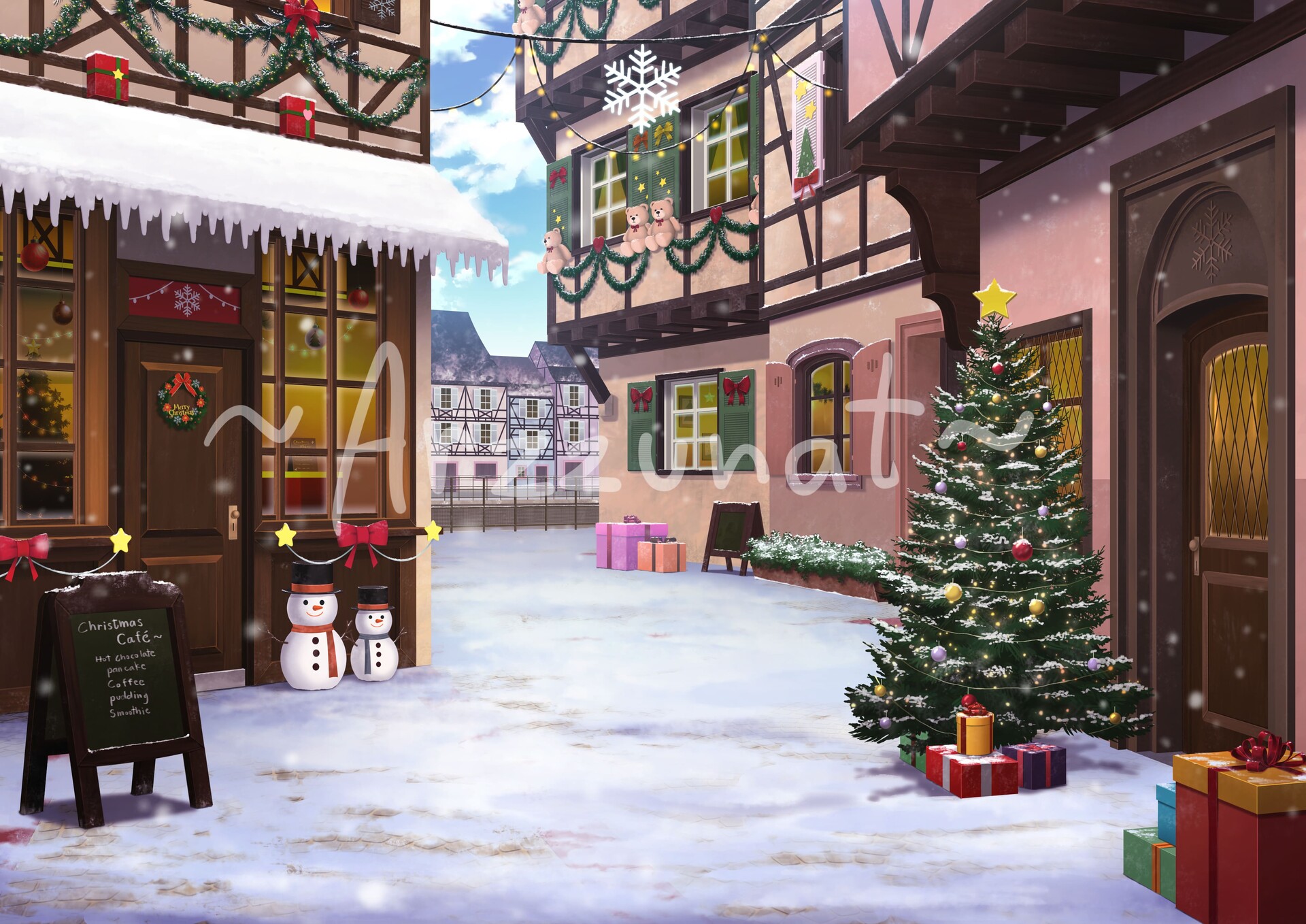 ArtStation - Christmas Village