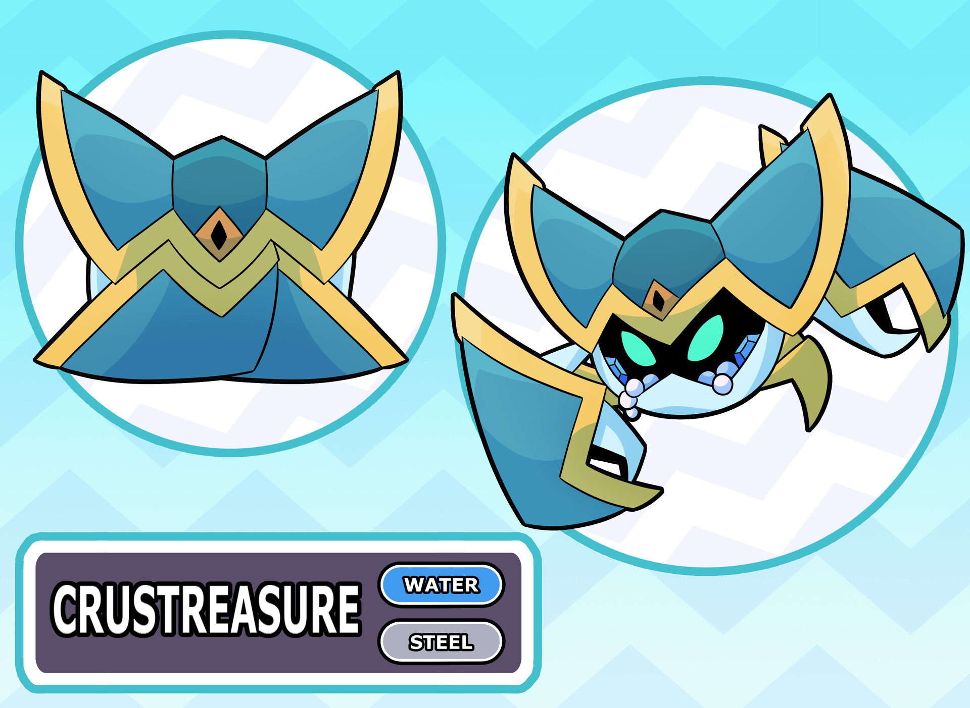 ArtStation - Fakemon....Crustreasure