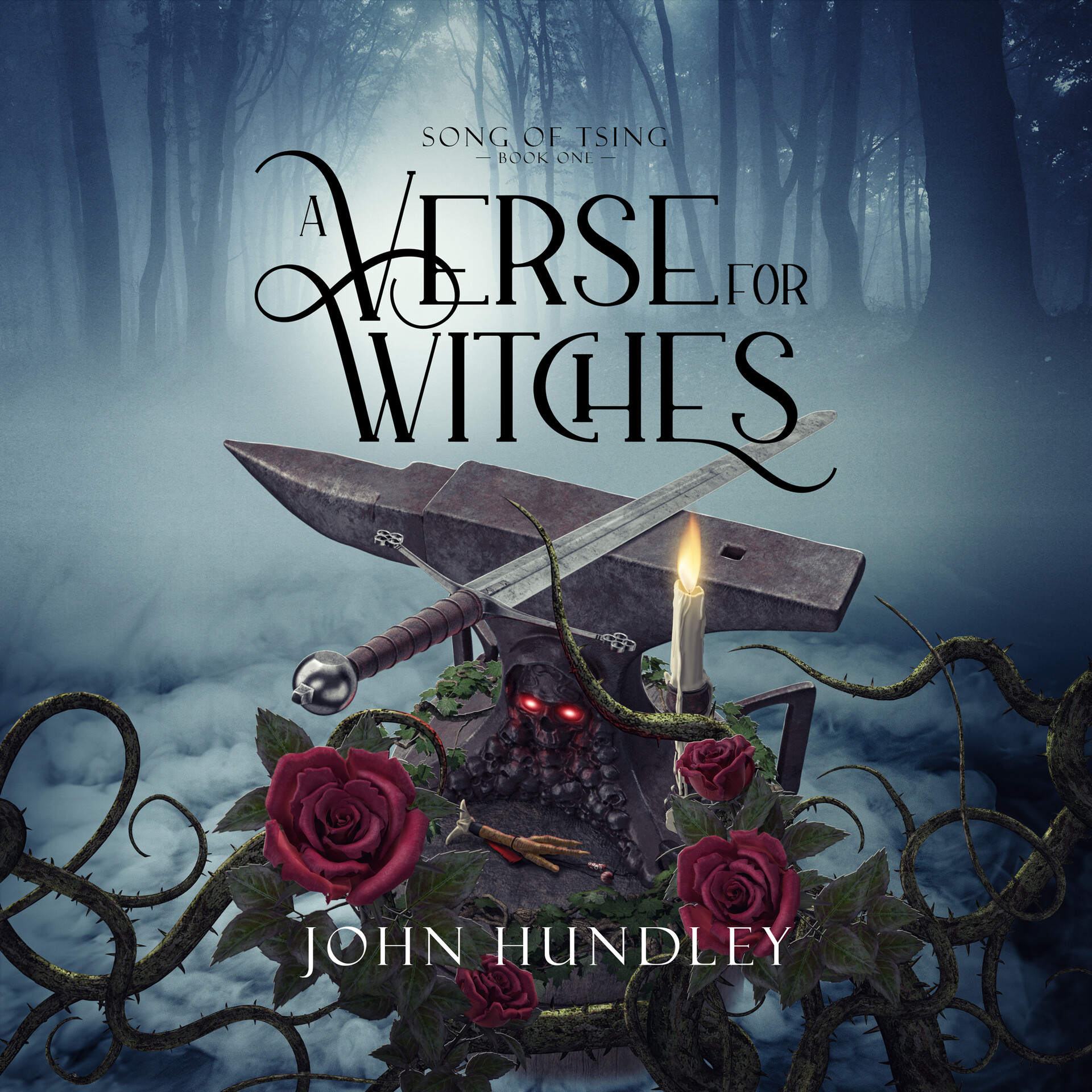 ArtStation - A Verse for Witches - Fantasy Romance book cover