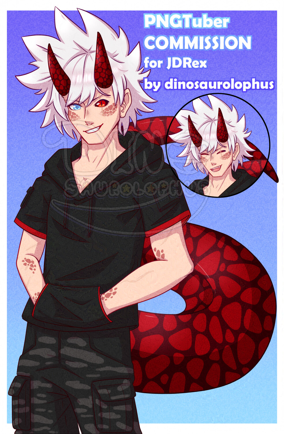 Dino Hachi - Commission: PNGtuber JDRex